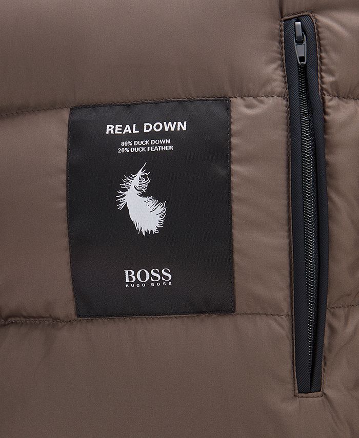 Hugo Boss Men's Quilted Twill Jacket - Macy's