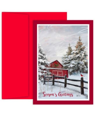 Winter Barn Holiday Boxed Cards - Macy's