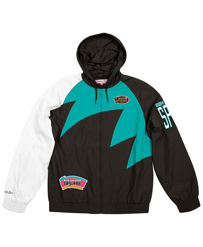 Mitchell & Ness Men's San Antonio Spurs Shark Tooth Jacket - Macy's