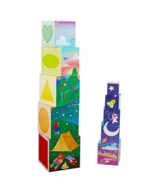 Educational Insights Bright Basics Nest and Stack Cubes - Macy's