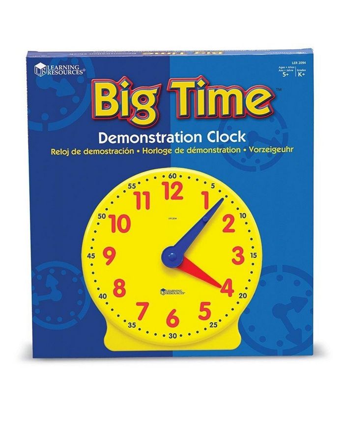 Learning Resources Big Time Demonstration Clock - Macy's