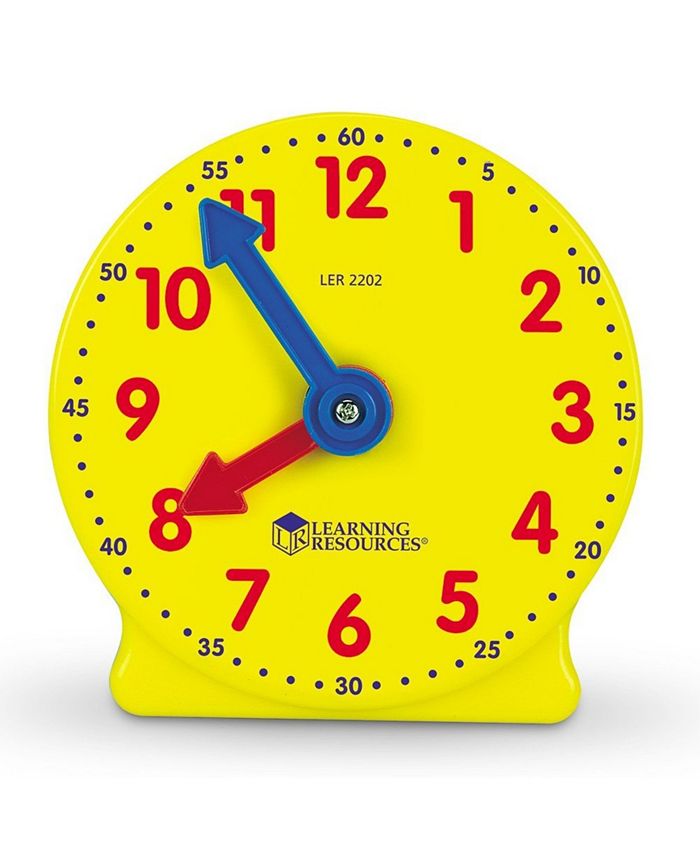 Learning Resources Big Time 4" Clock Set-6 Pieces - Macy's