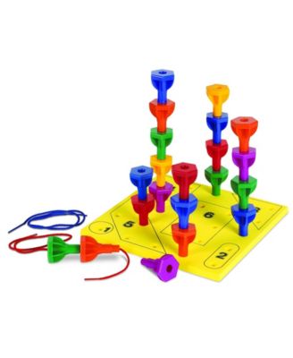 Learning Resources Rainbow Peg Play Activity Set - Macy's