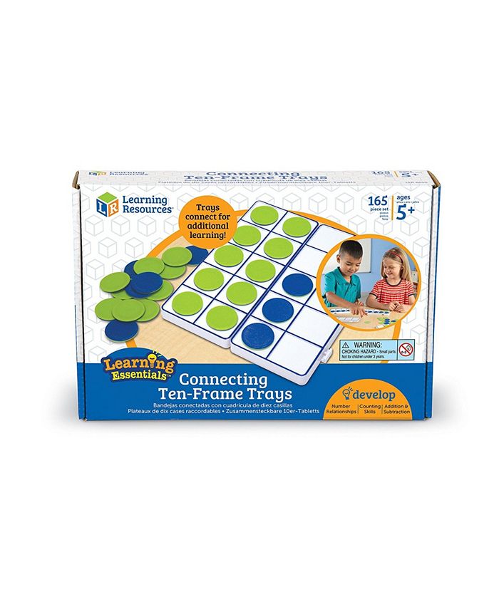 Learning Resources Connecting Ten-Frame Trays 165 Pieces - Macy's