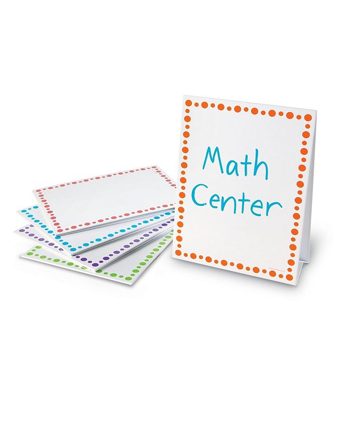 Learning Resources Write and Wipe Center Signs Set of 5 - Macy's