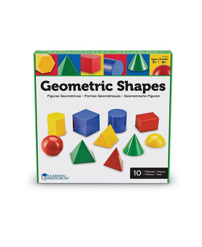 Learning Resources Large Plastic Geo-Solids - Macy's