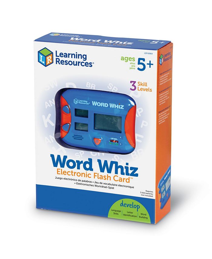 Areyougame Learning Resources Word Whiz Electronic Flash Card - Macy's