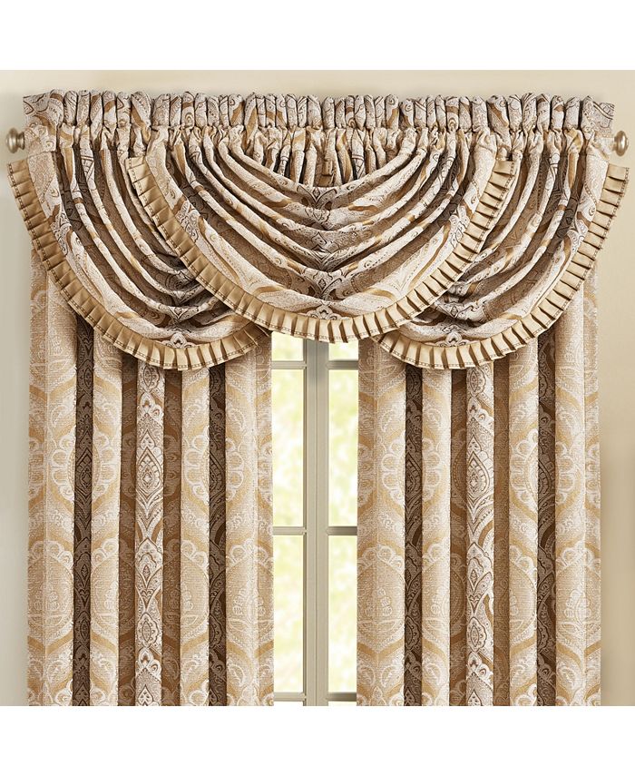 J Queen New York J Queen Gianna Waterfall Valance - Macy's