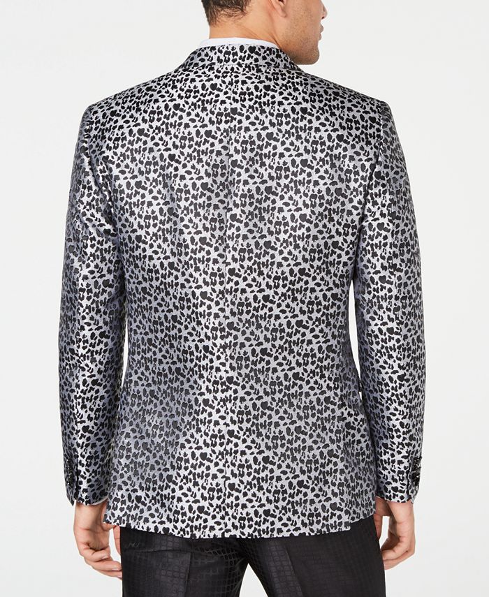 Tallia Men's Slim-Fit Leopard Print Dinner Jacket - Macy's