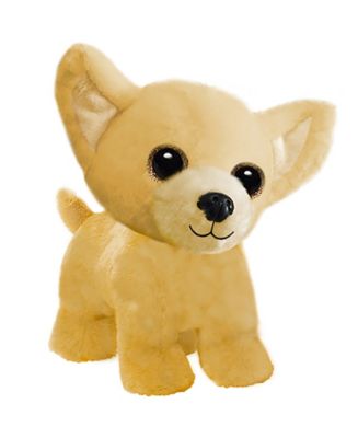 First and Main - Wuffles Chihuahua Spaniel Plush Dog, 7 Inches Sitting ...