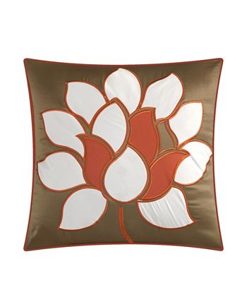 Nanshing Mackenzie 8-Piece Comforter Set, Terracotta, Queen - Macy's