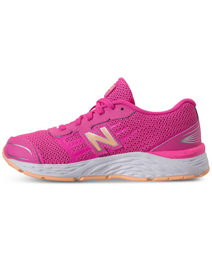New Balance Little Girls' 680v5 Wide Width Running Sneakers from Finish ...