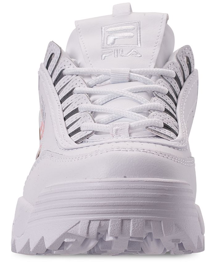 Fila Women's Disruptor II Premium Script Casual Athletic Sneakers from Finish Line - Macy's