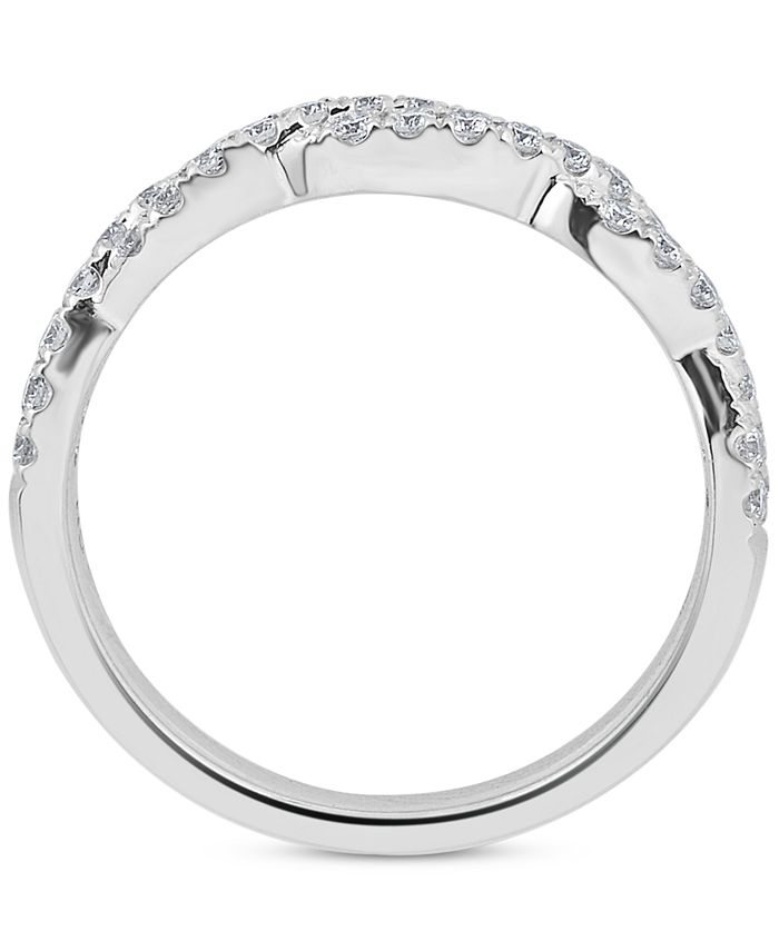 Macy's Diamond (2 ct. t.w.) Bridal Set in 14k White Gold - Macy's