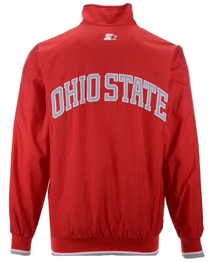 Starter Men's Ohio State Buckeyes Lightweight Nylon Quarter-Zip ...