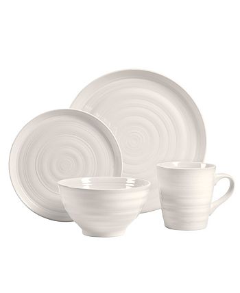 Over and Back Farmhouse 16 Piece Dinnerware Set - Macy's