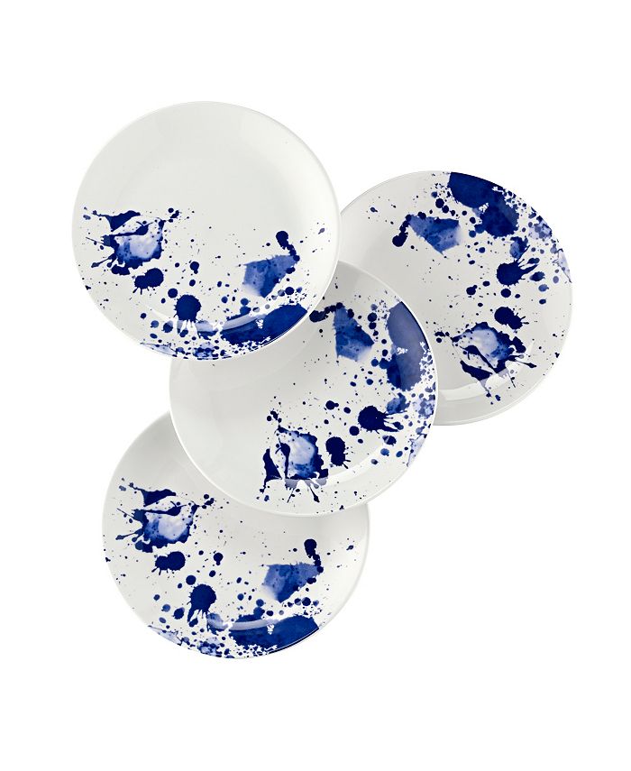 Over and Back Slash Side Plates - Macy's