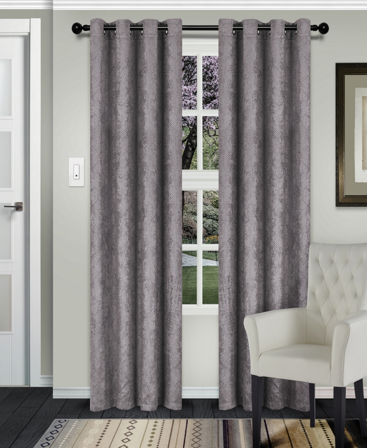 Click here for Superior Wave Geometric Washable Room Darkening Bl... prices