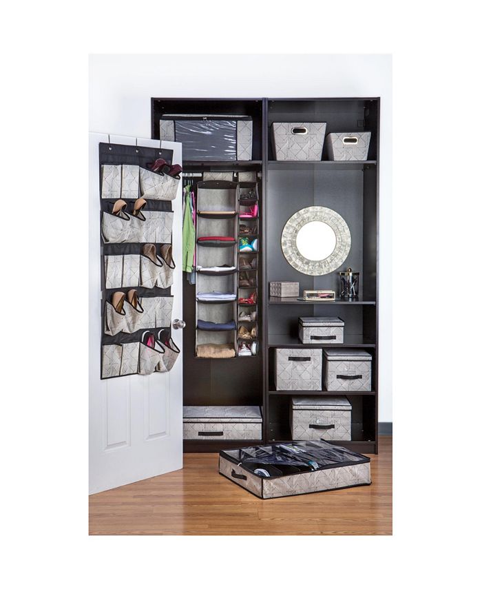 The Macbeth Collection Closet Candie Geo Natural Large Storage Box - Macy's