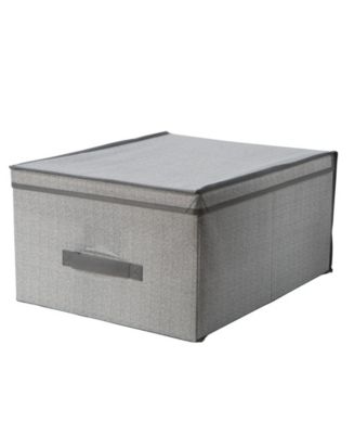 Simplify Jumbo Storage Box in Gray - Macy's