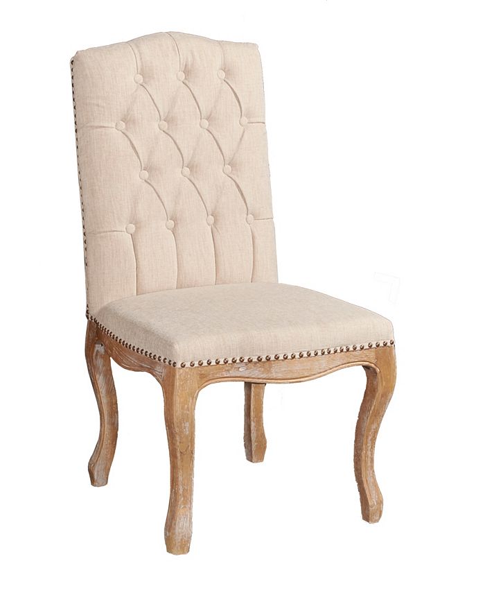 Linon Home Décor Avalon Square Back Chair Set of 2 - Macy's