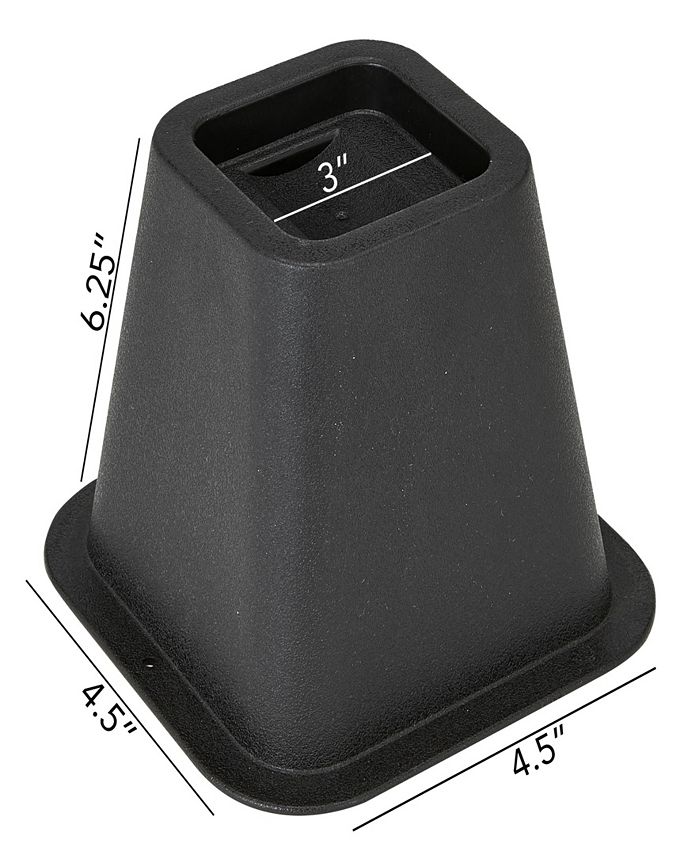 Simplify 6" Bed Risers 4 Pack - Macy's