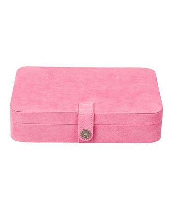 Mele & Co Maria Plush Fabric Jewelry Box with Twenty-Four Sections - Macy's