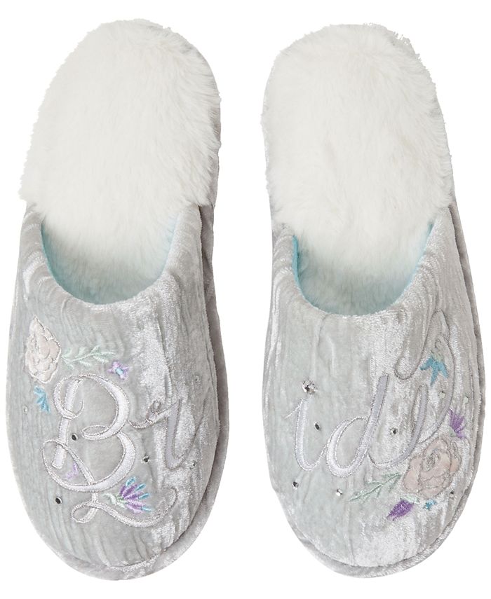 Dearfoams Bridal Closed Toe Scuff - Macy's