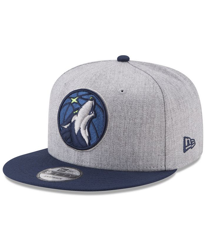 New Era Minnesota Timberwolves Heather 2Tone Current 9FIFTY Snapback ...