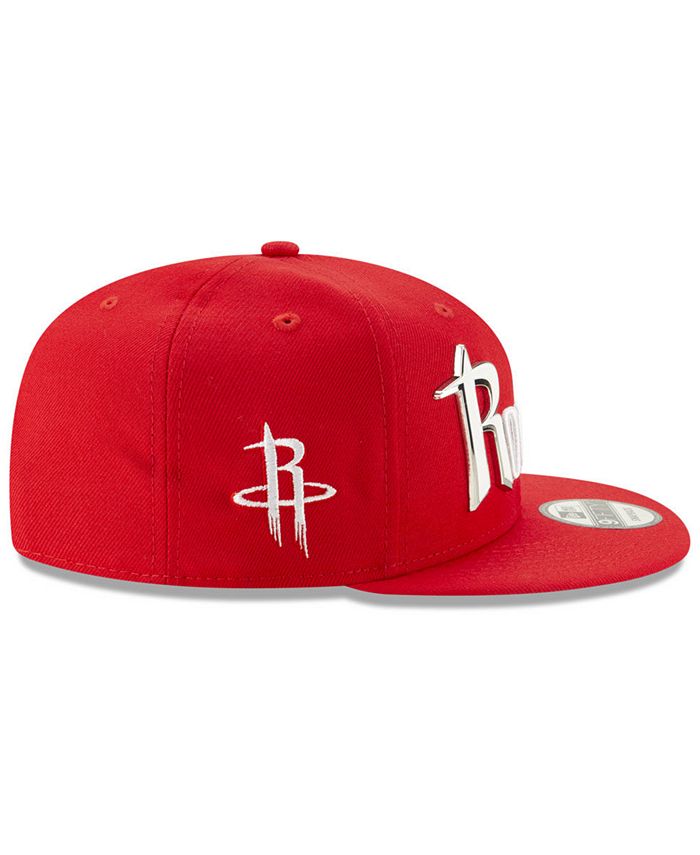 New Era Houston Rockets Enamel Script 9FIFTY Snapback Cap - Macy's