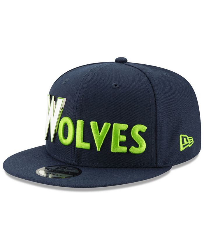 New Era Minnesota Timberwolves Enamel Script 9FIFTY Snapback Cap - Macy's