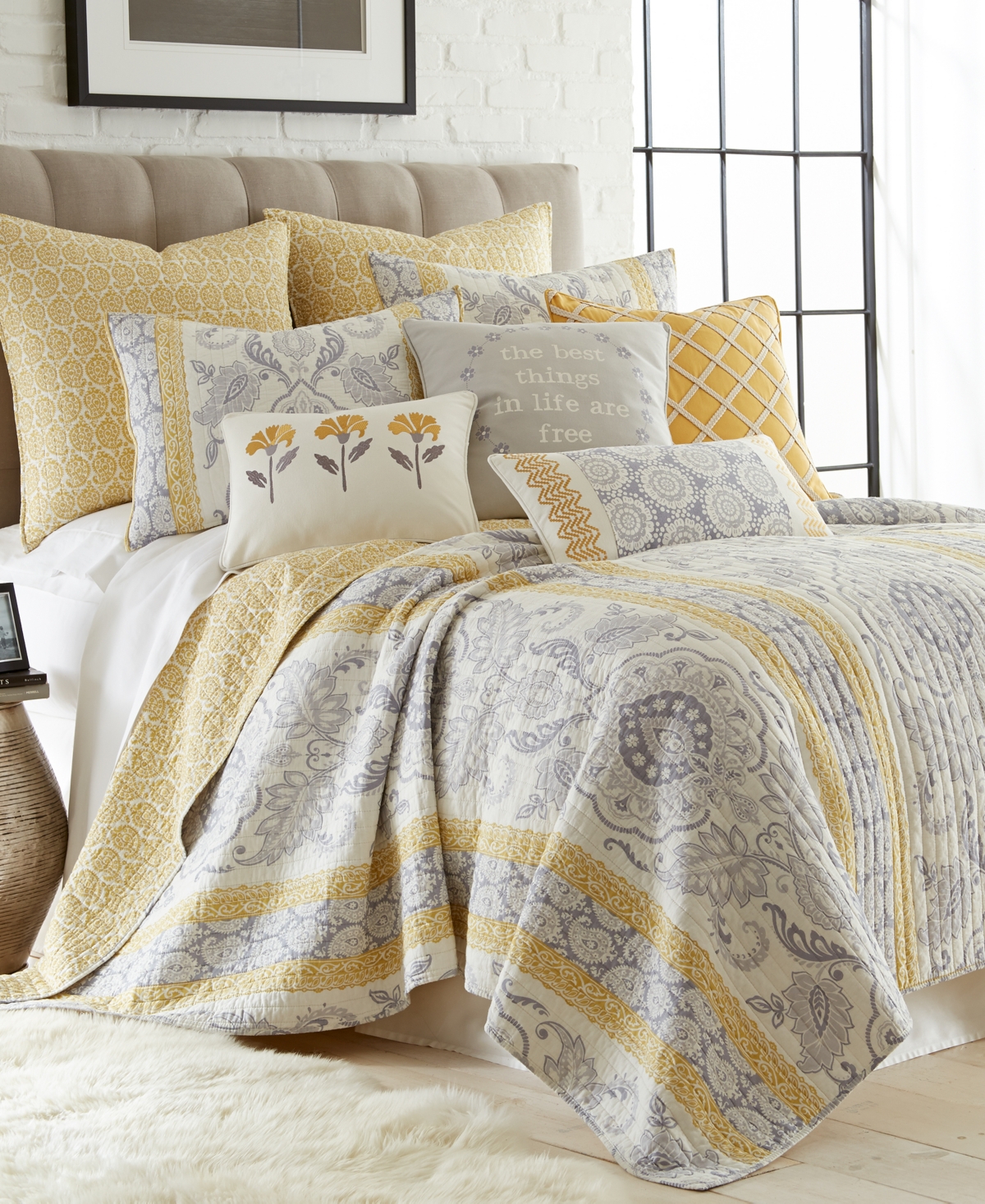 Click here for Levtex St. Claire Damask Reversible 3-Pc. Quilt Se... prices