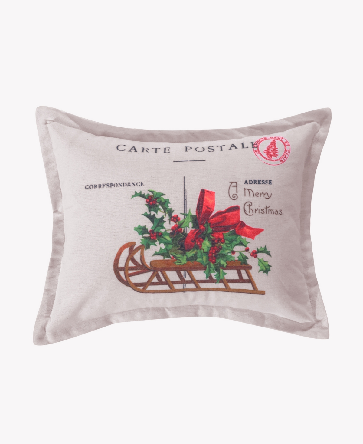 Click here for Levtex Yuletide Carte Postal Decorative Pillow  14... prices
