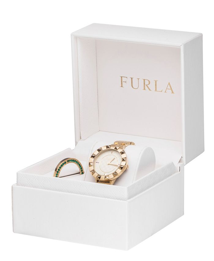 Furla Women's Club Gold Dial Stainless Steel Watch - Macy's