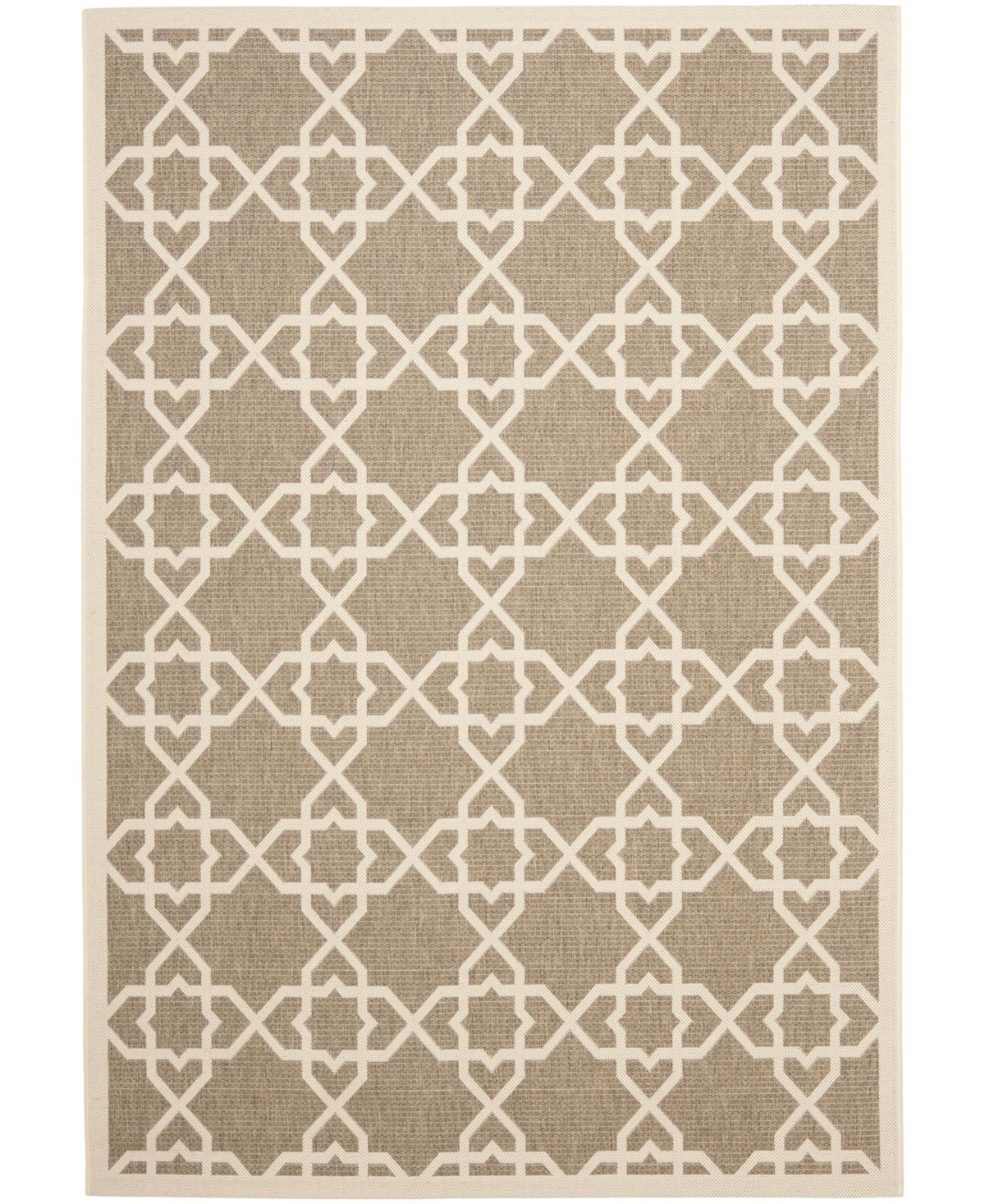 Click here for Safavieh Courtyard CY6032 Brown and Beige 53 x 77... prices