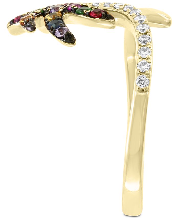 EFFY Collection EFFY® Multi-Sapphire (1/2 ct. t.w.) and Diamond (1/10 ...