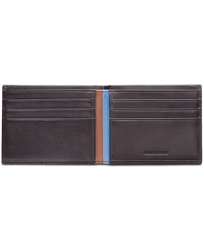 Original Penguin Penguin Men's Colorblocked Leather Wallet - Macy's
