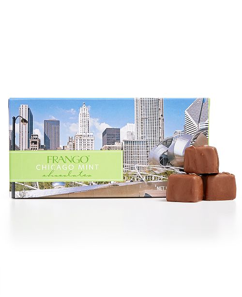 Frango Chocolates Chicago Collection 1/3 LB Mint Milk Chocolates ...