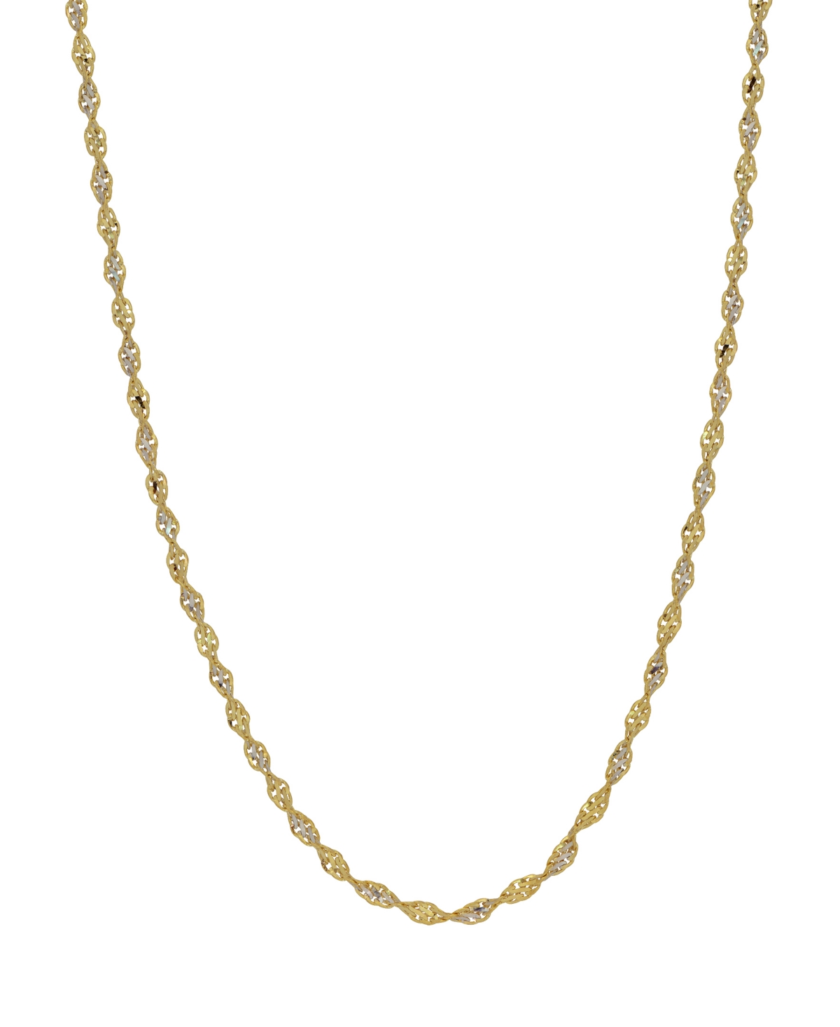 Click here for Open Link 18 Chain Necklace (1.9mm) in 18k Gold -... prices