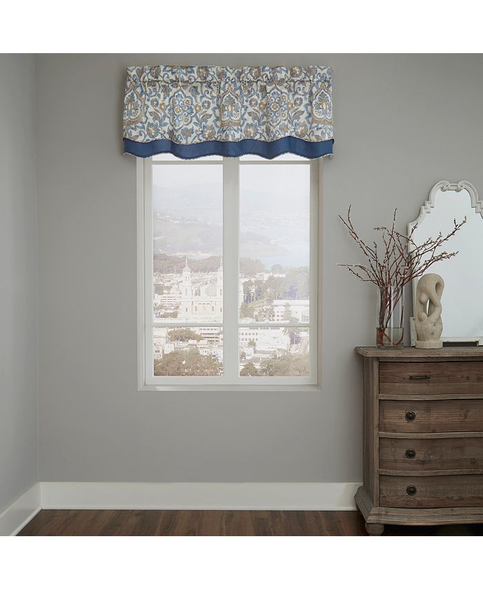 Croscill Janine Layer Scalloped Valance - Macy's