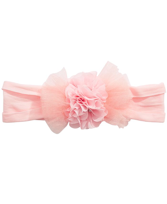 Frozen On the Verge Little & Big Girls Organza Flower Headwrap - Macy's