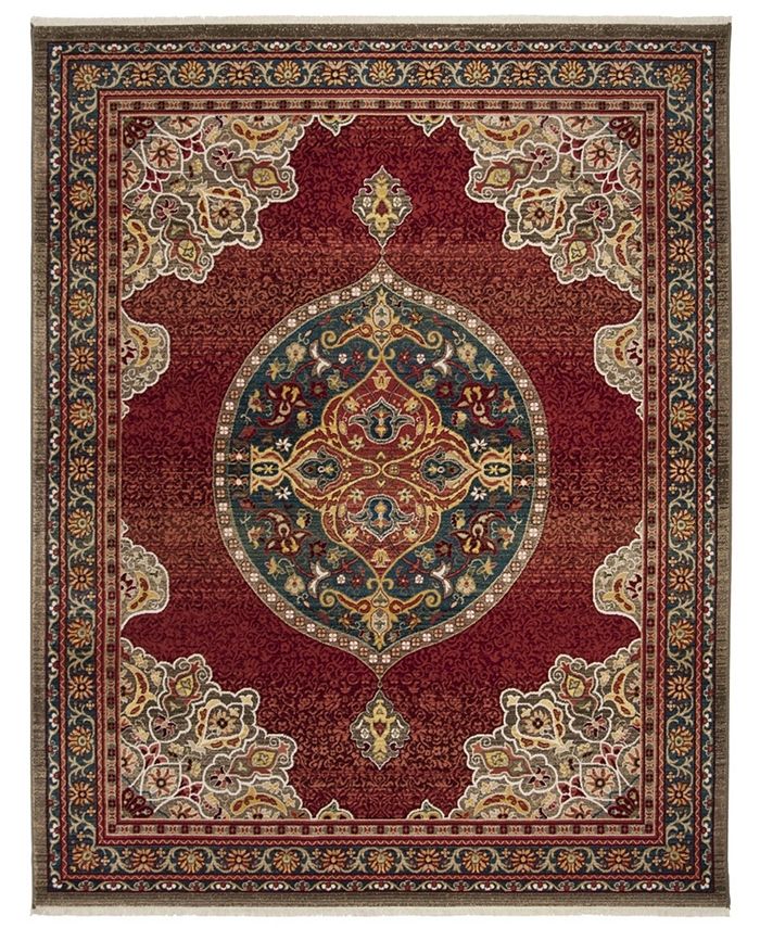 Safavieh Kashan Red and Blue 9' x 12' Area Rug - Macy's