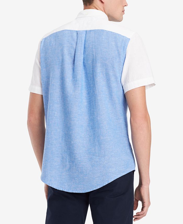 Tommy Hilfiger Men's Colorblocked Shirt, Created for Macy's - Macy's