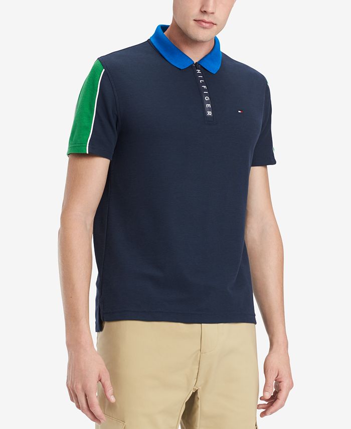 Tommy Hilfiger Men's Reese Colorblocked Polo, Created for Macy's - Macy's