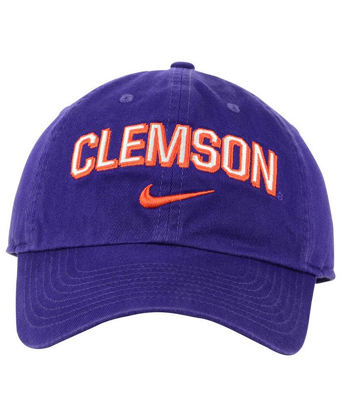 Nike Clemson Tigers H86 Wordmark Swoosh Cap - Macy's