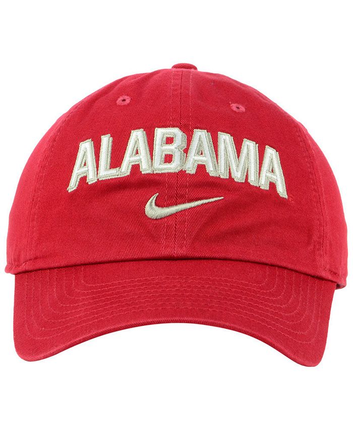 Nike Alabama Crimson Tide H86 Wordmark Swoosh Cap - Macy's