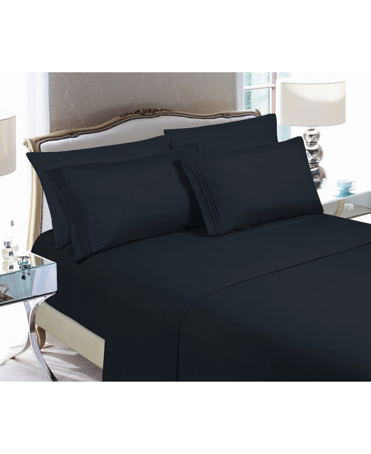 Click here for Elegant Comfort Luxury Soft Solid 4-Pc. Sheet Set... prices