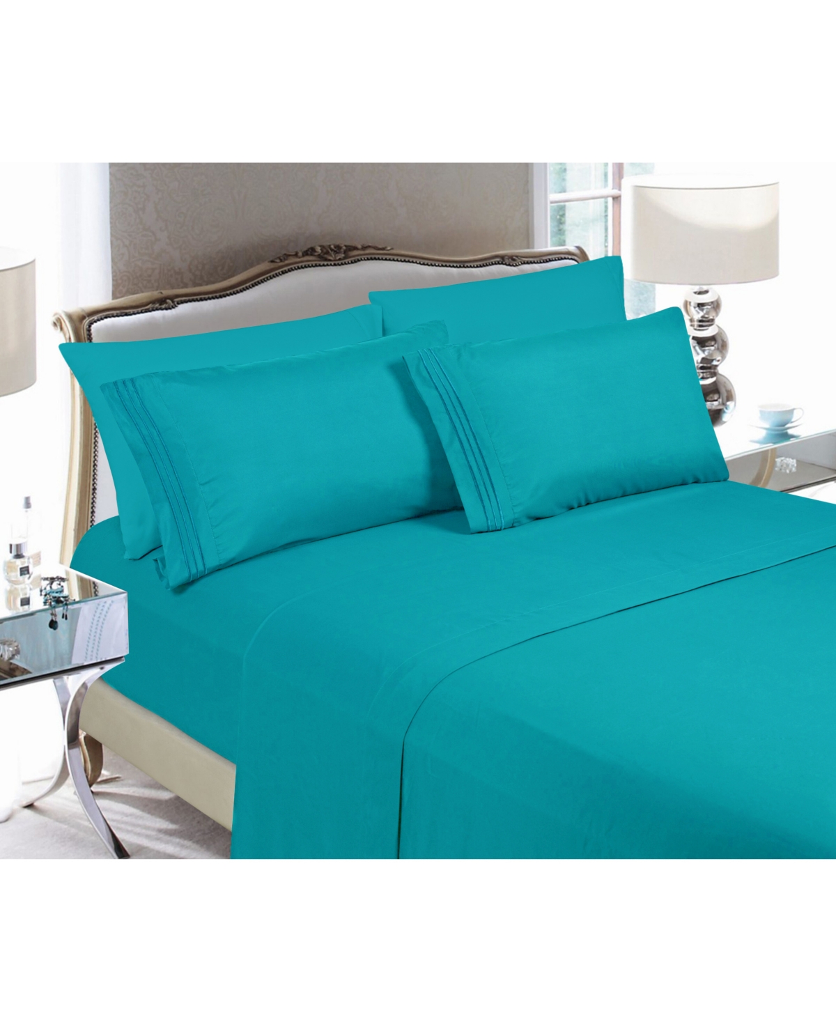Click here for Elegant Comfort Luxury Soft Solid 4-Pc. Sheet Set... prices