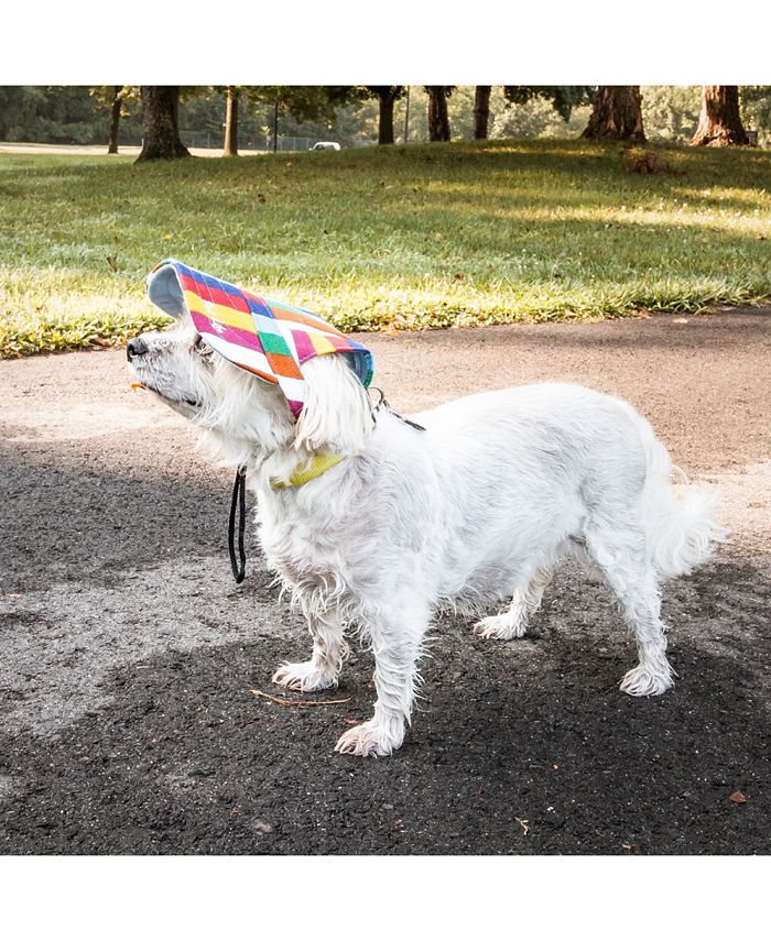 Pet Life 'Colorfur' Floral UV Protectant Adjustable Fashion Dog Hat Cap ...