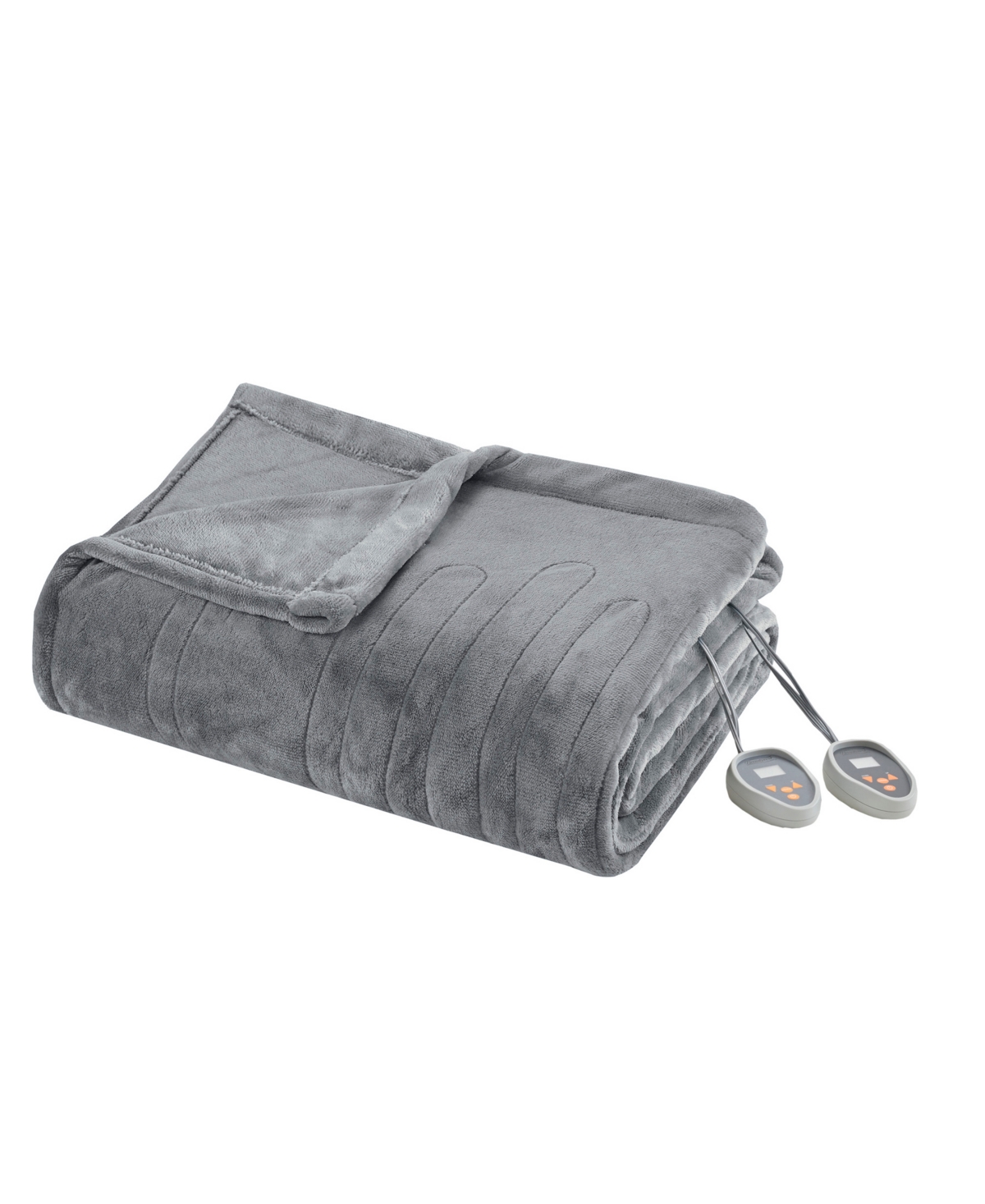 Click here for Beautyrest Plush Blanket  Queen - Grey prices